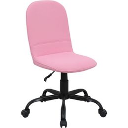 B&uuml;rostuhl ByLiving, B:42cm H:95cm T:54cm, schwarz, Metall, Polyester, St&uuml;hle, "Trolly", moderner Kinderstuhl / Drehstuhl, clever zusammenklappbar