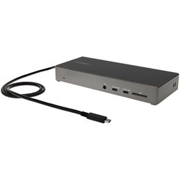 StarTech.COM Laptop-Dockingstation "USB-C Dock - Triple 4K Monitor USB Typ-C Docking Station - 100W Power", B:14,5mm H:9mm T:23mmohne