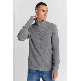 Blend Herren Rollkragenpullover "BHPullover"stone mix, Gr. XL, unifarben, Feinstrick, 100% Baumwolle, Pullover, Feinstrick Pullover mit Rollkragen