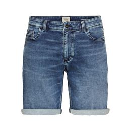 Camel Active Herren Bermudas, lila, Gr. 34, unifarben, Denim/Jeans, Obermaterial: 86% Baumwolle, 13% Polyester, 1% Elasthan, Hosen, Sommerhose im