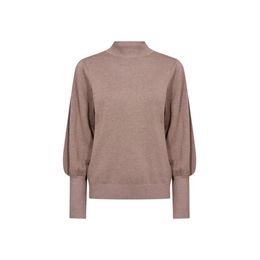 soyaconcept Damen Strickpullover "Soya Concept Sweater SC-DOLLIE 666"94160 woodrose melange, Gr. S, Obermaterial: 75% Viskose, 25% Nylon, Pullover