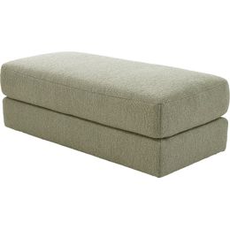 Jockenh&ouml;fer Hocker, B:122cm H:44cm T:58cmsalbei, gr&uuml;n, JOCKENH&Ouml;FER GRUPPE, 100% Polyester, Wohnzimmer, Hocker, "Allround, inklusive Federkernpolsterung",