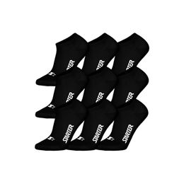 starters STARTER Damen Sneakersocken "Socken STARTER 9pk Sneaker Socks 9er Pack", Gr. 39, schwarz, Obermaterial: 69% Baumwolle CO. 27% Polyester PES. 3%