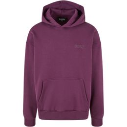 DROPSIZE Herren Kapuzensweatshirt "Dropsize Herren Heavy Oversize HD Print Hoodie"grape, Gr. M, 70% Baumwolle, 30% Polyester, Sweatshirts