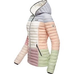 Navahoo Damen Steppjacke "Multikulti", bunt, Gr. XS, Obermaterial: 100% Nylon; Futter: 100% Polyester; Wattierung: 100% Polyester; &Auml;rmelfutter: 100%