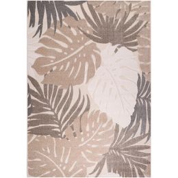 Teppich Sanat, B:160cm H:6mm L:230cm, beige, Kunstfaser, Wohnzimmer, Teppiche, "Floral Outdoor", In- und Outdoor geeignet, florales Design, Balkon,
