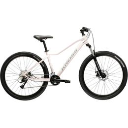KROSS Mountainbike "Damen Hardtail Lea 3.0", 36cm, 27,5+ Zoll (69,85cm) hinten: 27,5+ Zoll (69,85cm), rosa, Fahrr&auml;der