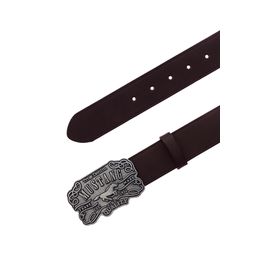 Mustang Herren Lederg&uuml;rtel, braun, Gr. 95, Rindsleder, G&uuml;rtel, mit Pull-Up-Effekt, in liebevoller Handarbeit gefertigt