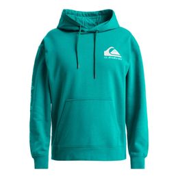 Quiksilver Herren Hoodie "Omni Logo", gr&uuml;n, Gr. XS, Obermaterial: 60% Walkfrottier, 40% Microfaser;, Sweatshirts