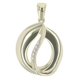 Adelia&acute;s Kettenanh&auml;nger ADELIA&acute;S "Damen Anh&auml;nger aus 333 Gold mit Zirkonia", gold, Schmuckanh&auml;nger, Damen, Gelbgold 333, Kettenanh&auml;nger, Zum Verschenken &ndash; passend f&uuml;r viele Anl&auml;sse