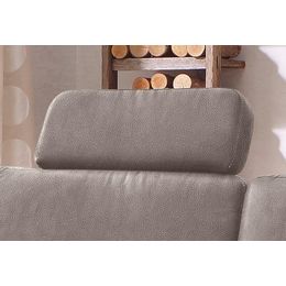 Kopfst&uuml;tze Home Affaire, B:52cm H:22cm, grau, Luxus-Microfaser (100% Polyester), Luxus-Microfaser Toro (100% Polyester), Struktur (100% Polyester),