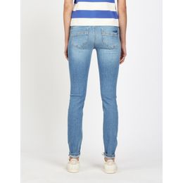 Gang Damen Skinny-fit-Jeans "94NELE", blau, Gr. 32, Denim/Jeans, Obermaterial: 93% Baumwolle, 5% Polyester, 2% Elasthan, Jeans, aus softem Denim