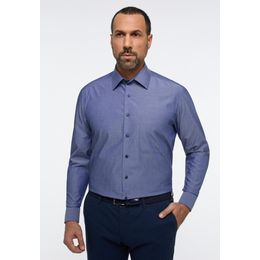 Eterna Herren Langarmhemd "COMFORT FIT"indigo, Gr. 48, 100% Baumwolle, Hemden, EASY IRON (b&uuml;gelleicht)