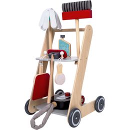 Bayer Chic 2000 CHIC2000 Kinder Kinder-Putzwagen "Reinigungswagen", beige, B:36cm H:59cm T:32cm, Spielzeug-Haushaltsger&auml;te