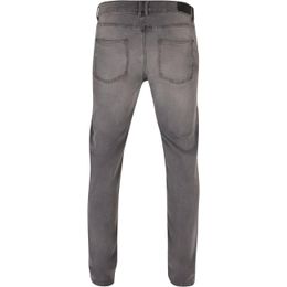 Urban Classics Herren Bequeme Jeans "Urban Classics Herren Stretch Denim Pants"midgrau, Gr. 34, unifarben, 98% Baumwolle, 2% Elasthan, Jeans