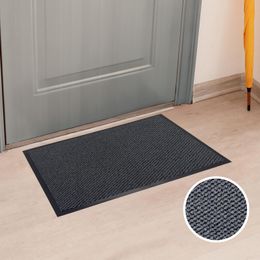 Fu&szlig;matte OTTO HOME "Tarron, Schmutzfangmatte Indoor, f&uuml;r Hausflur und Eingangsbereiche", anthrazit, B:40cm H:5mm L:60cm, Kunstfaser, Teppiche, Fu&szlig;matte, Eingangsmatte, rutschfeste Unterseite, meliert