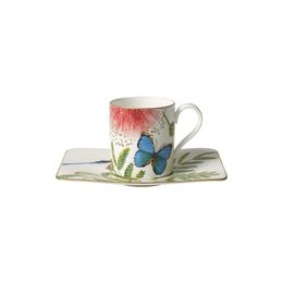 Villeroy & Boch VILLEROY & BOCH Tasse "Kaffeetasse mit Untertasse Amazonia 210 ml bunt", 2 tlg., bunt, Trinkgef&auml;&szlig;e