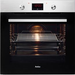 Amica Einbaubackofen "EBX 943 625 E", B:59,5cm H:59,5cm T:57,5cm, silber, Back&ouml;fen, Schnell startklar, einfach sauber und angenehm sicher beim Backen