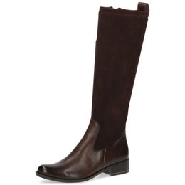 Caprice Damen Stiefel "Caprice Stiefel Leder/Textil", Gr. 36, braun, Leder, Textil, Schuhe