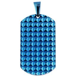 Adelia&acute;s Kettenanh&auml;nger ADELIA&acute;S "Unisex Anh&auml;nger aus Edelstahl", blau, Schmuckanh&auml;nger, Damen, Edelstahl, Kettenanh&auml;nger, Zum Verschenken &ndash; ideal zum einen besonderen Tag