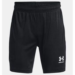 Under Armour Kinder Trainingsshorts "UA Y CH. CORE SHORT"schwarz,, wei&szlig;, Gr. S, Obermaterial: 100% Polyester, Hosen, f&uuml;r vielseitige Aktivit&auml;ten,