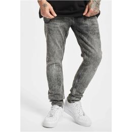2Y Premium Herren Bequeme Jeans "2Y Premium 2Y Premium Bjarne Skinny Jeans"grau, Gr. 30, unifarben, 97% Baumwolle, 3% Elasthan, Jeans