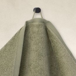 M&ouml;ve G&auml;stehandtuch M&Ouml;VE, gr&uuml;n, Walkfrottier, Obermaterial: 100% Baumwolle, Handt&uuml;cher