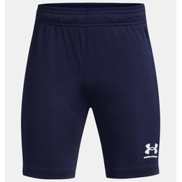 Under Armour Kinder Trainingsshorts "UA Y CH. CORE SHORT"midnight navy,, wei&szlig;, Gr. S, Obermaterial: 100% Polyester, Hosen, f&uuml;r vielseitige