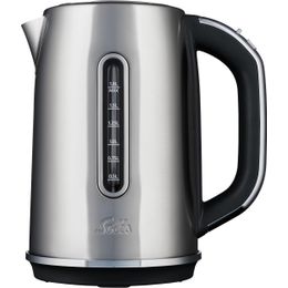 Wasserkocher "Flexi Temp Kettle(Typ 5519)", B:15cm H:20cm T:13cm, silber, SOLIS OF SWITZERLAND, Wasserkocher, Digitaler Wasserkocher, Edelstahl