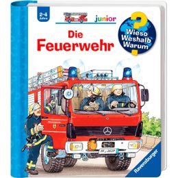 Ravensburger Kinderbuch "Wieso? Weshalb? Warum? junior, Band 2 Die Feuerwehr", B:18cm H:19,7cm T:2cm, bunt, B&uuml;cher