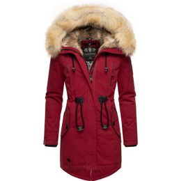Navahoo Damen Wintermantel "Bombii", rot, Gr. XS, Oberstoff: 100% Baumwolle; Futter: 100% Polyester; Wattierung: 100% Polyester; &Auml;rmelfutter: 100%