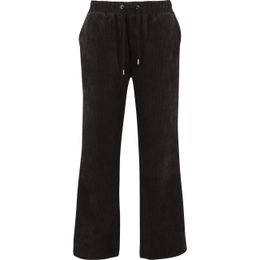 DEF Herren Jogginghose "DEF Herren DEF Cord Sweatpants"schwarz, Gr. XL, unifarben, 84% Polyester, 16% Polyamid, Hosen
