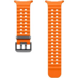 Samsung Kinder Uhrenarmband "Marine Band f&uuml;r Watch Ultra", 23cm, orange, Kautschuk, Metall, Uhrenarmb&auml;nder
