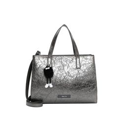 Tamaris Damen Shopper "Shopper TAS Gilla", silber, Polyurethan, Taschen