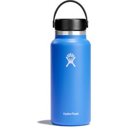 Hydro Flask Trinkflasche "Wide Flex Cap", 946ml, blau, Trinkflaschen, TempShield -Isolierung verhindert Kondenswasserbildung