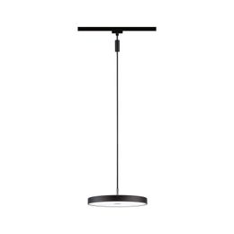Paulmann Schienensystem-Leuchten "URail Pendel Hildor 850lm 15W 4000K 230V Chrom matt", 1, &Oslash; 31cm H: 158cm, schwarz, Leuchten, 3-Step-Dimmbar