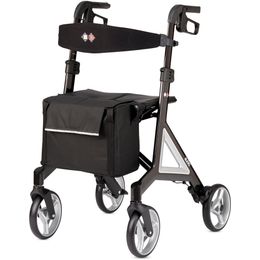 Bischoff & Bischoff Rollator "Alevo Carbon", silber, BISCHOFF & BISCHOFF, Rollatoren, faltbar &ndash; Ultra leicht Rollator aus Carbon mit abnehmbarer Tasche
