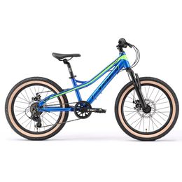 Bikestar Jugendfahrrad, 28cm, 20 Zoll (50,80cm), blau, Fahrr&auml;der