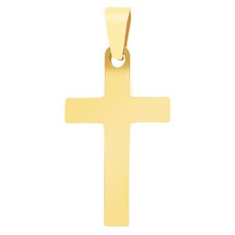 Adelia&acute;s ADELIA ́S Damen Kettenanh&auml;nger "Unisex Anh&auml;nger &ndash; Kreuz Kreuzanh&auml;nger aus Edelstahl", Edelstahlgold, Edelstahl, Schmuckanh&auml;nger, Ideal zum Verschenken