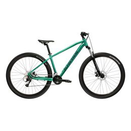 Mountainbike KROSS "Hardtail 29" Hexagon 3.0 blau 16 G&auml;nge" Gr. 43, blau, schwarz, Fahrr&auml;der, Herren, 43cm, 29 Zoll (73,66cm) hinten: 29 Zoll (73,66cm)