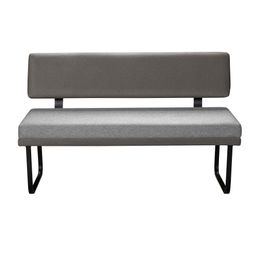 Sitzbank OTTO HOME, B:141cm H:88cm T:67cmgraublau, Massivholz, Metall, Polyester, Spanplatte, Esszimmer, Sitzb&auml;nke, "Gabi Esszimmerbank, Bank,