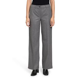 Betty Barclay Damen B&uuml;gelfaltenhose "Damen mit B&uuml;gelfalte", grau, Gr. 38, Obermaterial: 64% Polyester, 34% Viskose, 2% Elasthan, Hosen, Form