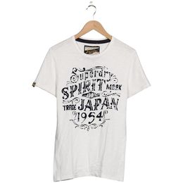 Superdry & Co T-Shirt Herren Gr&ouml;&szlig;e S Second Hand wei&szlig;