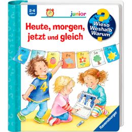Ravensburger Kinderbuch "Wieso? Weshalb? Warum? junior Band 56 Heute, morgen, jetzt und gleich", B:18cm H:19,7cm T:2cm, bunt, B&uuml;cher