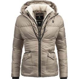 Navahoo Damen Winterjacke "Megan", grau, Gr. XXL, clean, Oberstoff: 100% Polyester; Futter: 100% Polyester; Wattierung: 100% Polyester; &Auml;rmelfutter: