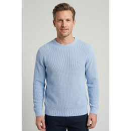 Fynch-Hatton Herren Strickpullovernew breeze, Gr. L, unifarben, Strick, Obermaterial: 100% Baumwolle, Pullover, aus Baumwolle, normale Passform,