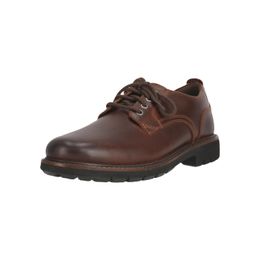 Clarks Herren Schn&uuml;rschuh "Batcombe Tie", Gr. 43dunkelbraun, Leder, Schuhe, mit ergonomisch geformtem Cushion Plus-Fu&szlig;bett