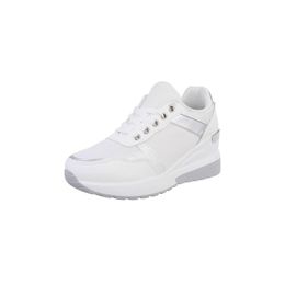 Ital-Design Sneaker Damen Gr&ouml;&szlig;e 37 silber / wei&szlig;