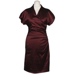REN&Eacute; LEZARD Kleid Damen Gr&ouml;&szlig;e XS Second Hand bordeaux