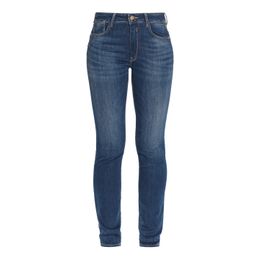Damen Slim-fit-Jeans "PULPHIRE", blau, Gr. 24, Le Temps Des Cerises, 92% Baumwolle, 8% Elasthan, Jeans, mit modischer Waschung